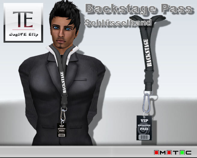 Second Life Marketplace - Schluesselband - Backstage Pass